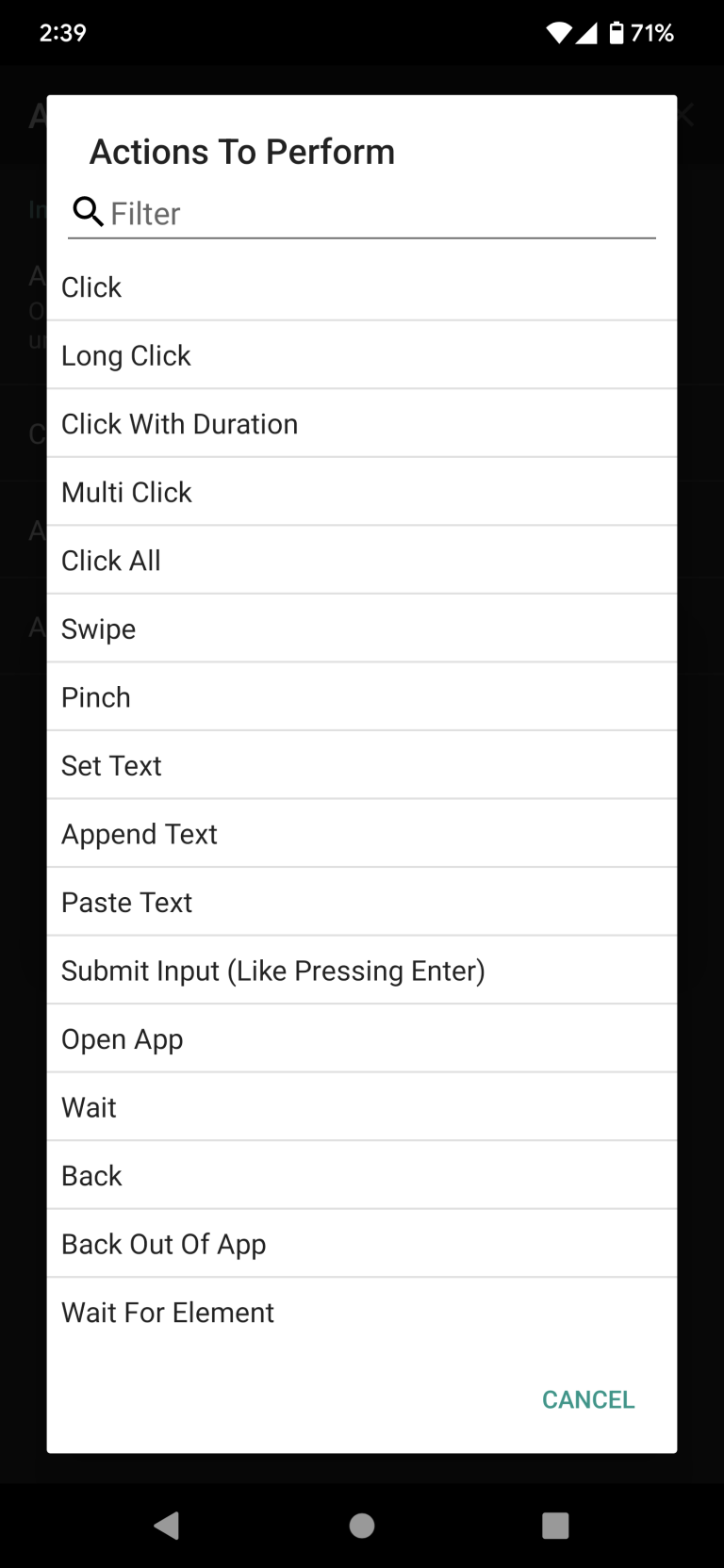 Autoinput Actions V2 Single Action Total Ui Automation Tasker And Join 4206